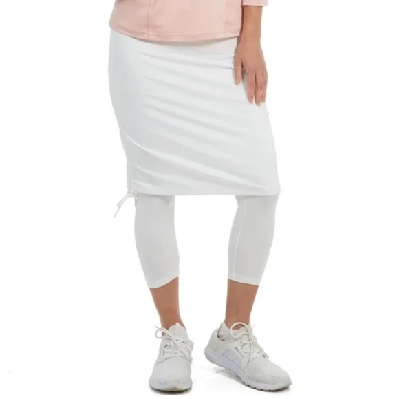 Snoga | Skirts | Snoga Athletics Drawstring Ruched Knot Modest Capri ...